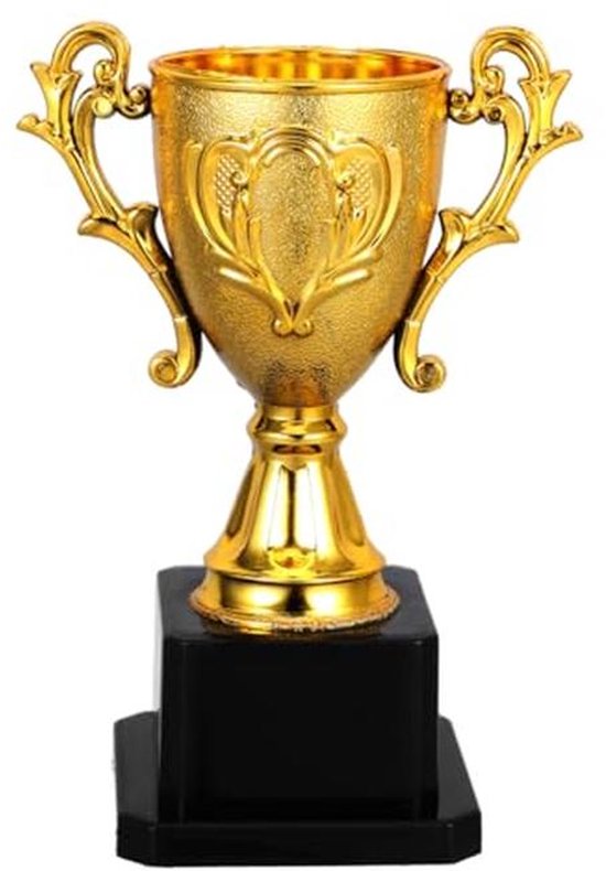 Gouden Trofee voor Wedstrijden en Feesten - Mini Trofee met Basis voor ...