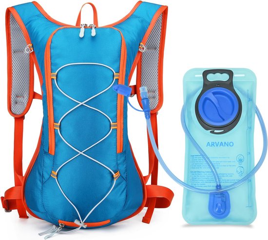 Lichtgewicht Hydratatie Rugzak Met 2L Waterzak Voor Fietsen Wandelen En Lichtgewicht Hydratatie Rugzak Met 2L Waterzak Voor Fietsen Wandelen En