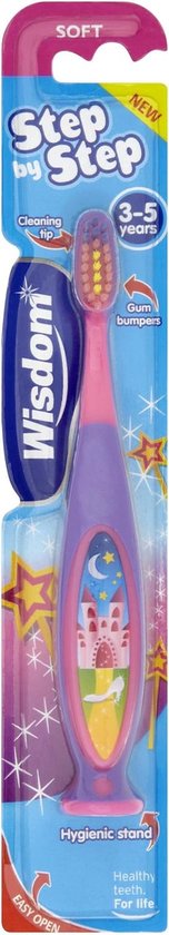 Kindertandborstel voor kinderen 3-5 jaar - zachte reiniging voor ...