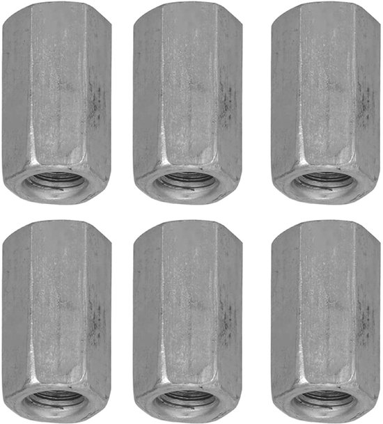 Long Rod Nut - Hex Nut - Female Thread - Straight Fit - Hexagonal Bar ...