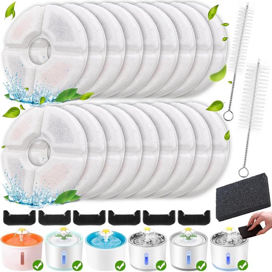 18 Pack Filters voor Drinkfontein Katten en Honden | bol