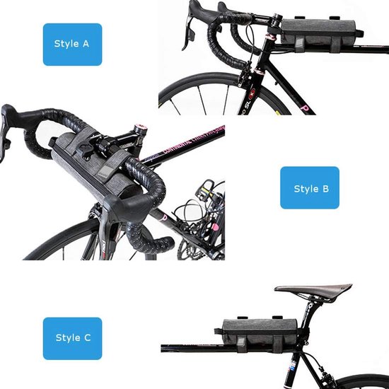 Isolerende Fietstas voor Bovenbuis en Stuur - Houd Drankjes Warm of ...