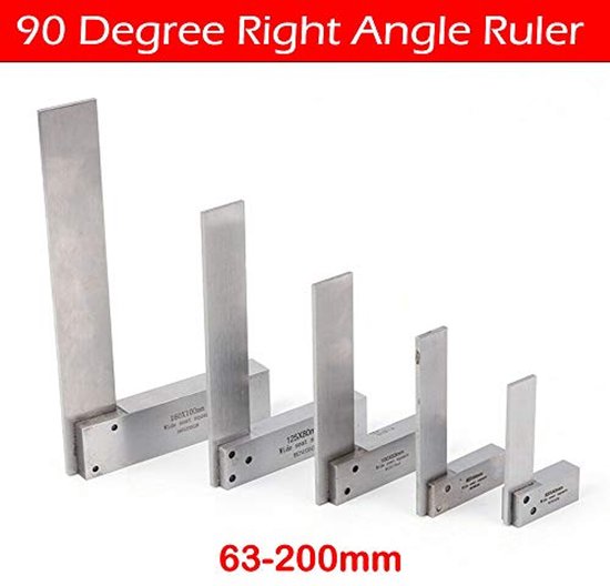 Vogueing Tool 90 graden ingenieurs stalen, vierkante liniaal voor het ...