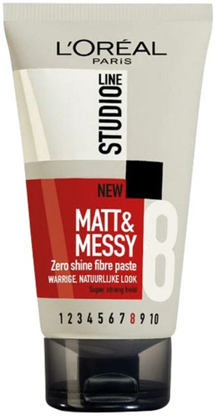 L'Oréal Studio Line Matt & Messy Zero Shine Fibre Paste 150 ml ...