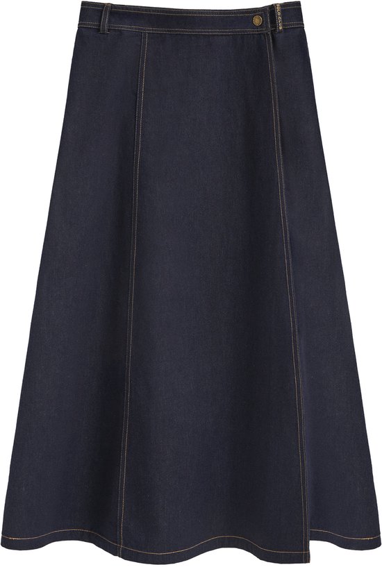 Blauwe spijkerrok Alisa met Polo Club-details | bol