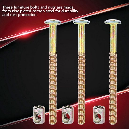 Bevestigingsmateriaal - Bouten - M6 - Carbon Steel - Vat Moeren ...