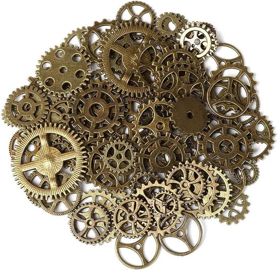 Antieke hanger - Steampunk - Horloge klok - DIY - Ambacht - Halsketting ...