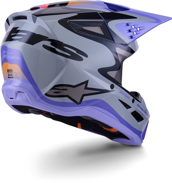 Alpinestars S-M3 Jettson Crosshelm - Maat S - Helm | bol