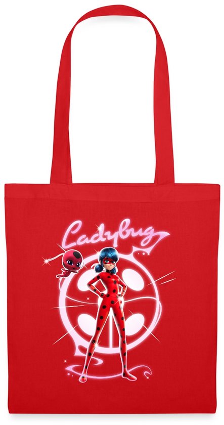 Miraculous Ladybug Met Tikki Tas Van Stof Schoudertas | bol