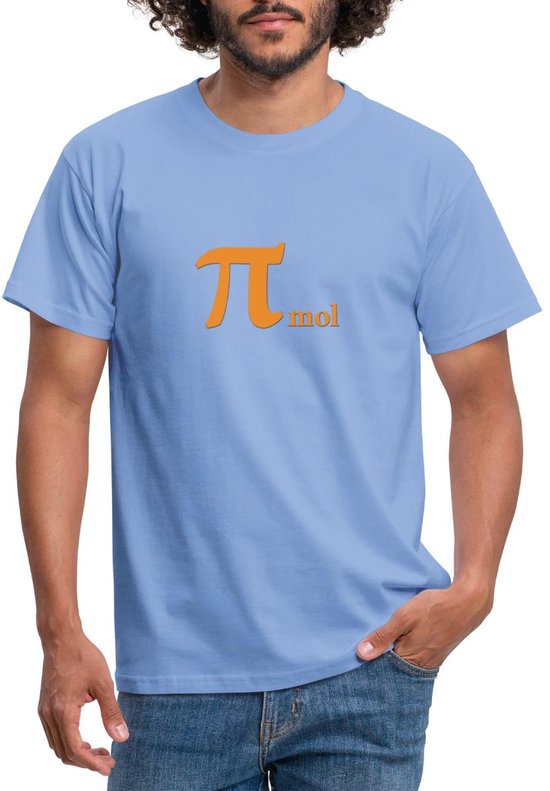 Spreadshirt PiMol Fun Voor Wiskunde Liefhebbers Mannen T-shirt | bol