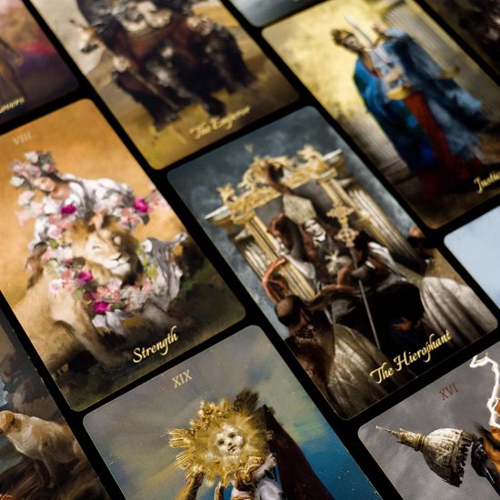 Luxe Tarotkaarten Set Goudfolie - 78 Barokke Kaarten Inclusief Gids ...