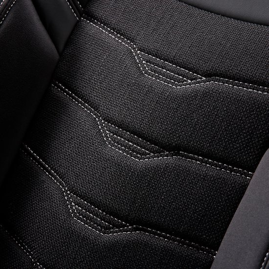 Autostoelhoezen voor Volkswagen T-Cross | Complete set | AID403 | Zwart ...