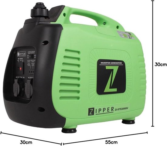 Inverter Aggregaat 2000W met Benzinetank voor Stil en Stabiel Vermogen ...