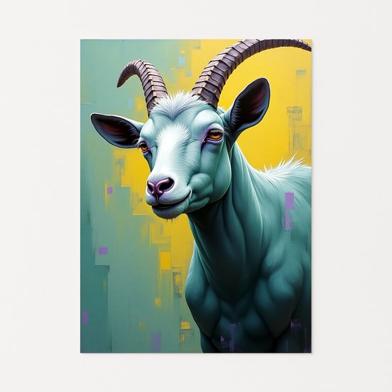 Antilope muurdecoratie – wanddecoratie modern – vintage poster ...