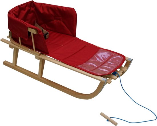 Slee met Rugleuning - Houten met Zitje - Kinderen en Volwassenen | bol