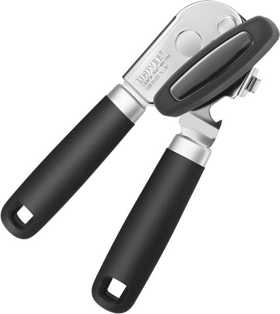 Multifunctionele 2-in-1 Magnetische Blikopener met Flesopener - Zwart | bol