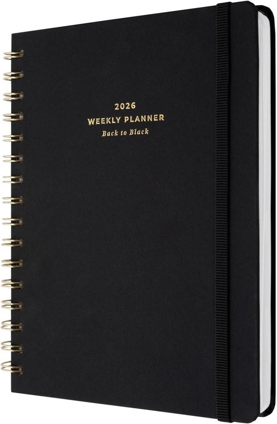 Weekplanner 2026 Weekoverzicht - Stijlvol Agenda met Stickers en ...