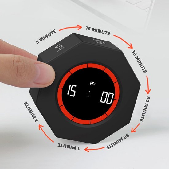Digitale Flip Timer met Diverse Countdown Opties voor Koken, Fitness en ...