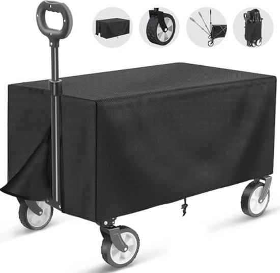 Opvouwbare Camping Trolley met hoge capaciteit - 220lbs/100kg | bol