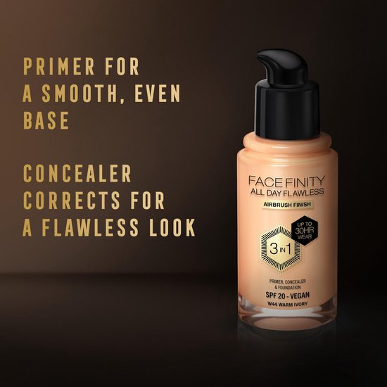Max Factor Facefinity Foundation Golden - All Day Flawless - N75 | bol