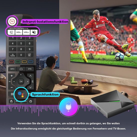 BOXPUT Q11 TV Box Amlogic S905X4 Android 11 TV Box, 4 GB RAM 32 GB ROM ...