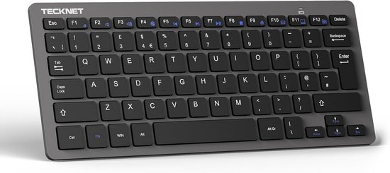 TECKNET Draadloos PC-toetsenbord, QWERTY Italiaanse Indeling, Draadloos ...