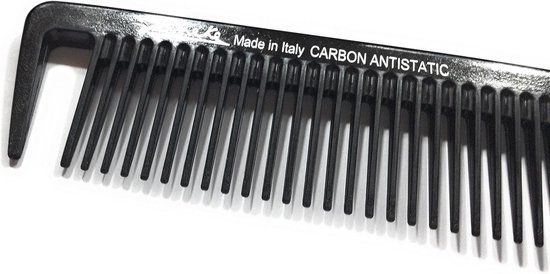 Antistatische haarkam met brede vertanding en afdeeltand - 22 cm | bol