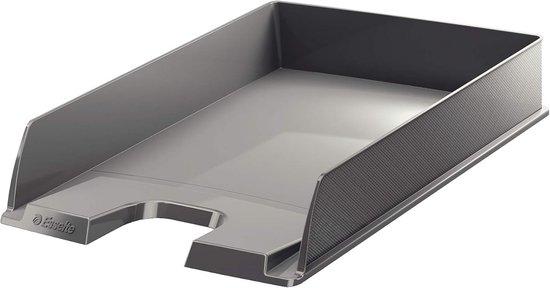 Briefmand A4 - Documentenbak voor Bureau - Grijs | bol