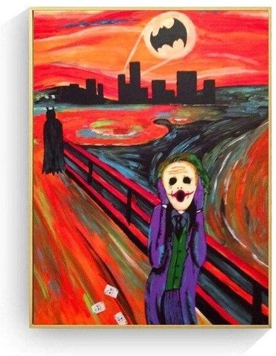 Homer Simpson The Simpsons Van Gogh Scream Print Poster Wall Art Kunst ...