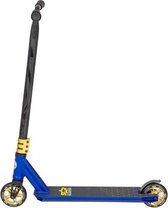 STAR SCOOTER Freestyle Jump alu stuntstep, 110mm Semi Pro, blauw / goud ...