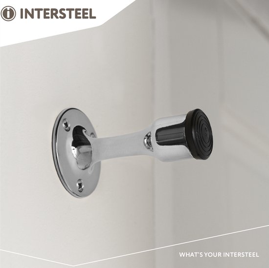 Intersteel Deurstop recht model chroom | bol