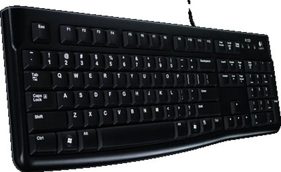 Logitech K120 Corded Keyboard toetsenbord USB Russisch Zwart | bol