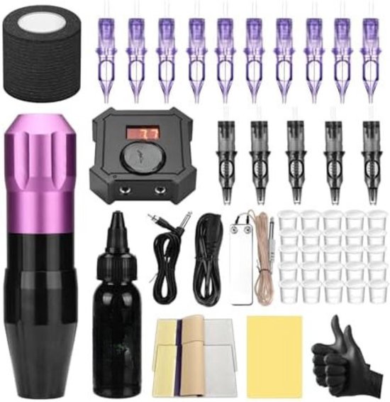 Tattoo Machine - Tattoo Set - Tattoo Machine Beginner Set - Tattoo ...
