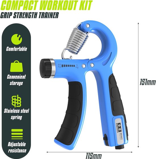 hand training device, onderarmgereedschap, veertraining, onderarm ...