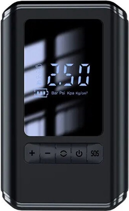 Opblaasbare pomp draagbaar draadloos opladen digitaal display ...