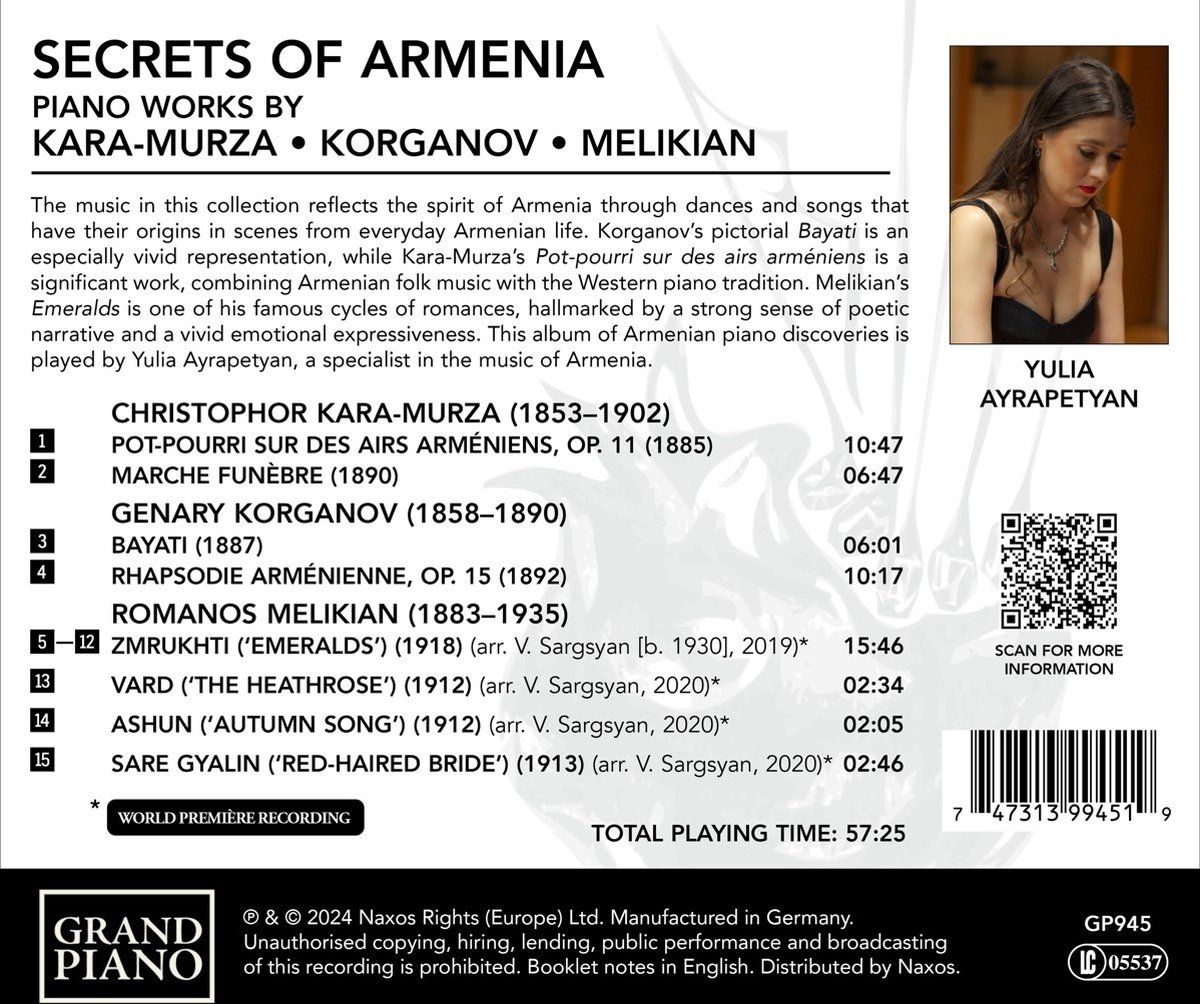 Yulia Ayrapetyan - Secrets Of Armenia (CD), Yulia Ayrapetyan | Muziek | bol
