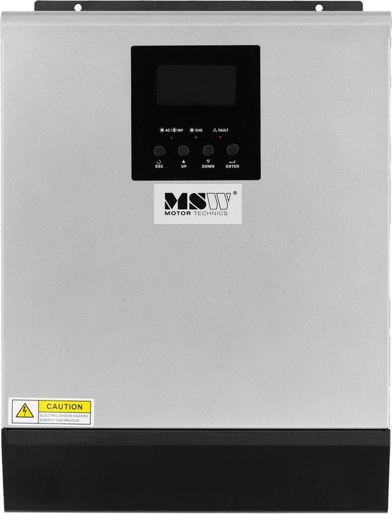 MSW Solar inverter - Off-Grid - 2000 VA - LCD - 98 % rendement | bol