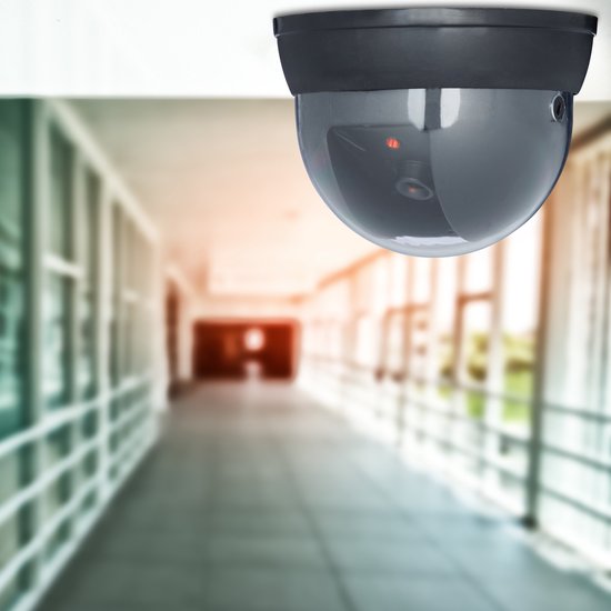 Relaxdays dummy dome camera - set van 3 - met led - beveiligingscamera ...