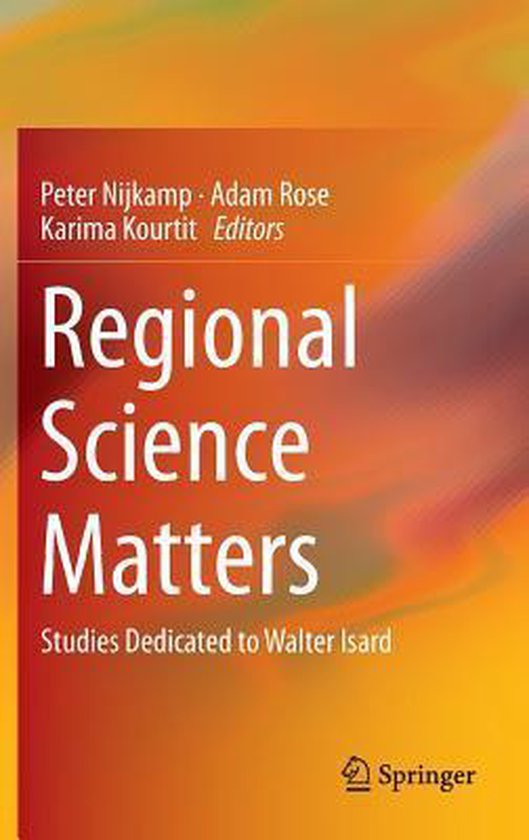 Regional Science Matters | 9783319073040 | Boeken | bol.com