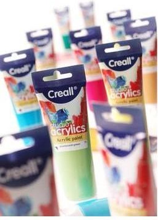 Acrylverf – Witte Verf – Acrylaatverf – Acrylic paint – Hobbyverf ...