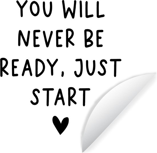 WallCircle - Muurstickers - Behangcirkel - Engelse quote "You will ...