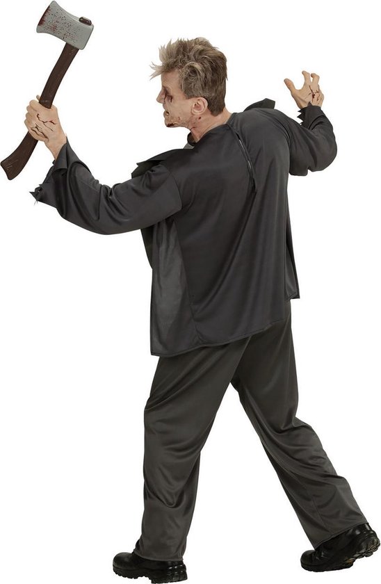 Widmann - Zombie Kostuum - Zombie Mark - Man - Grijs - XL - Halloween ...