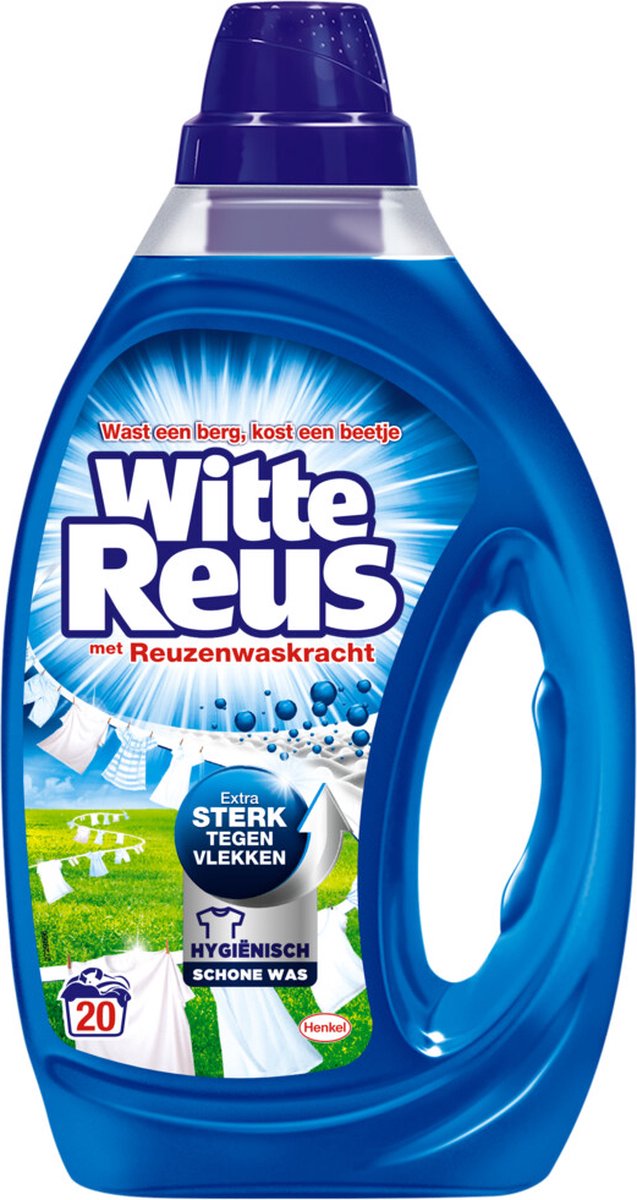 Witte + Color Reus Wasmiddel & Silan Wasverzachter Voordeel Pakket ...