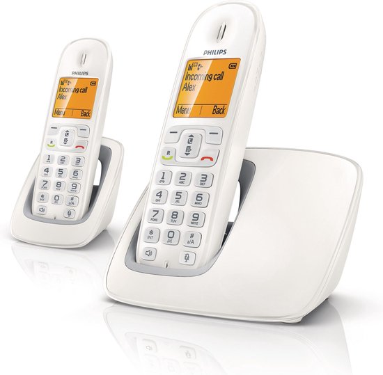 Philips CD2902W - Duo DECT telefoon - Wit | bol