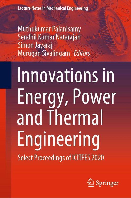 Lecture Notes in Mechanical Engineering - Innovations in Energy, Power ...