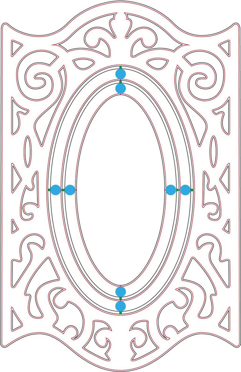 Sizzix Framelits Snijmal Set - Frame, Oval With Ironwork - 3 stuks | bol.com