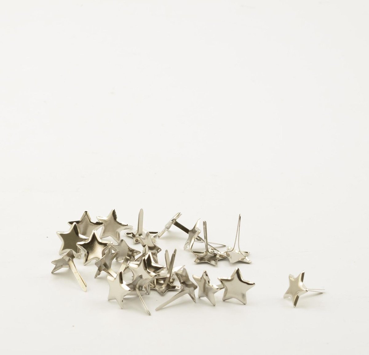 Vaessen Creative Splitpennen - potje 50g - +/-241x - Ster zilver | bol.com
