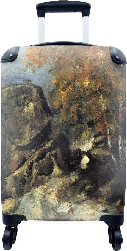 Valise - Pierres dans la forêt - Peinture de Paul Cézanne - 35x55x20 cm ...