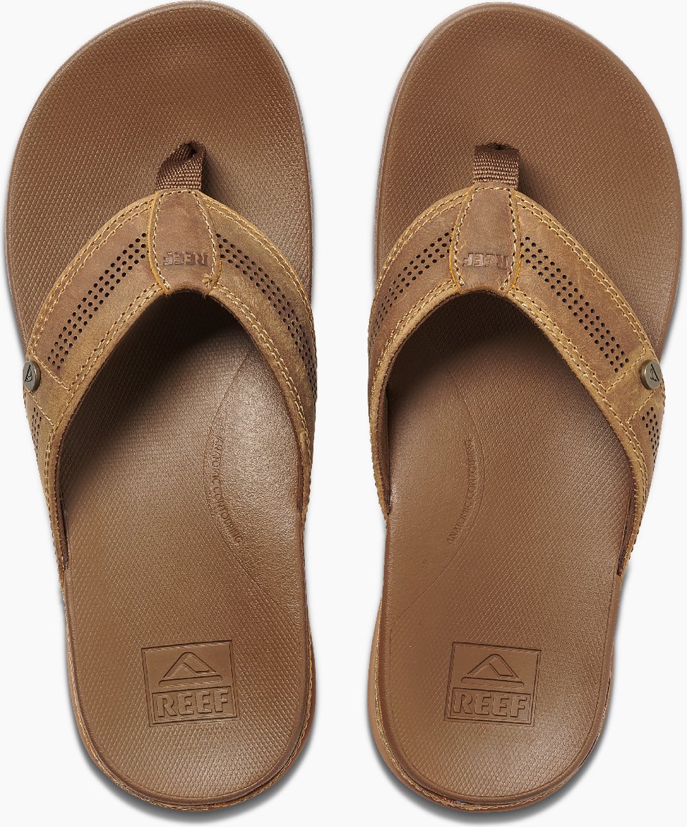 Reef Heren Slippers Cushion Lux - Toffee | bol.com