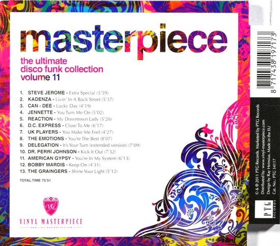 Various Artists - Masterpiece Volume 11 - The Ultimate Disco Funk ...